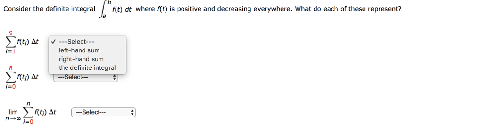 Solved Consider the definite integral f(t) dt where f(t) is | Chegg.com