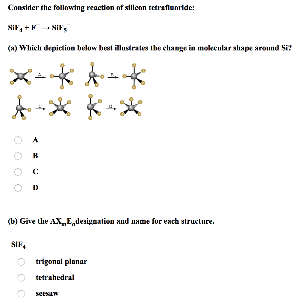 Solved Consider the following reaction of silicon | Chegg.com
