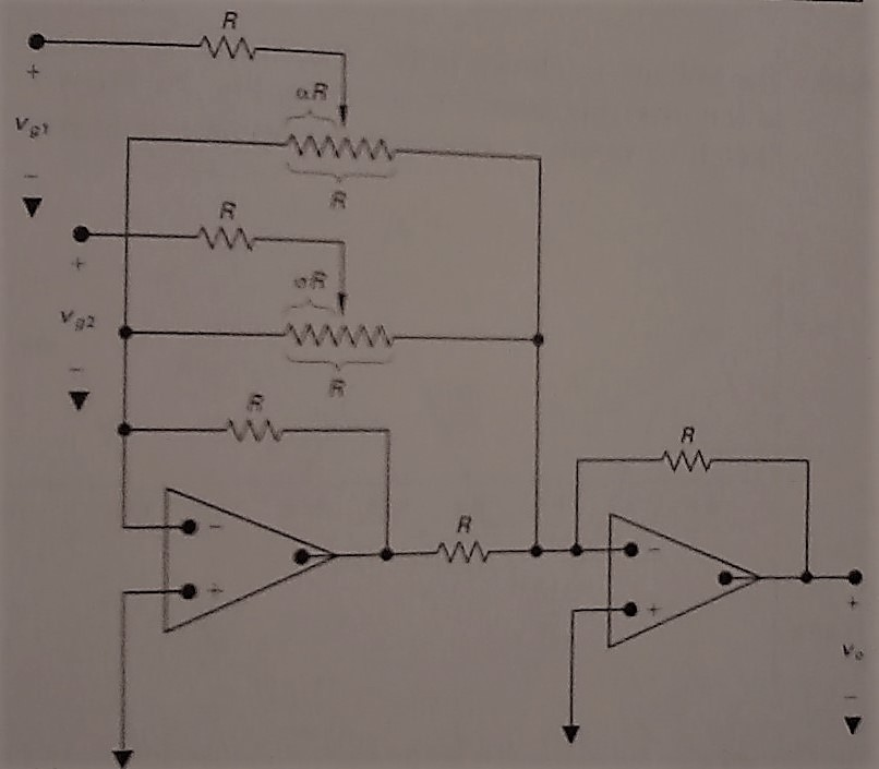 Solved The op amps in the circuit shown in Fig. P4.33 are | Chegg.com