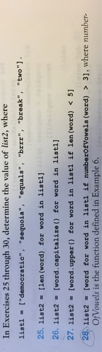 Solved In Exercises 25 through 30, determine the value of | Chegg.com