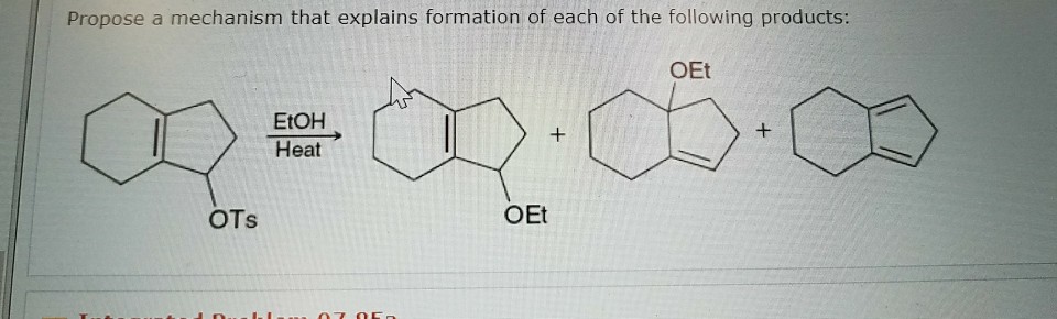 Solved Propose a mechanism that explains formation of each | Chegg.com