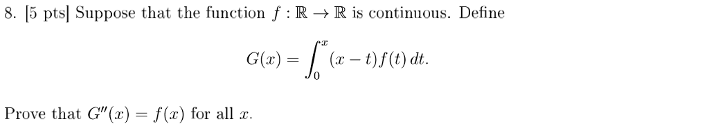 Solved Suppose that the function f: R rightarrow R is | Chegg.com