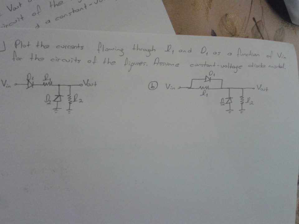 Solved Plot the currents flowing through l1 and D1 as a | Chegg.com
