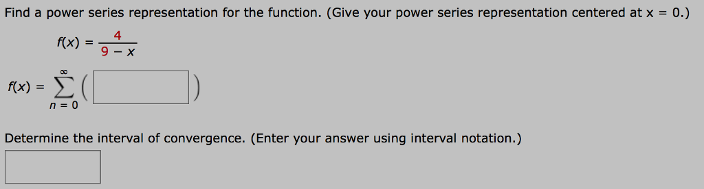 Solved Find a power series representation for the function. | Chegg.com
