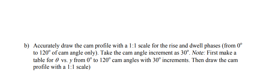 Solved An inline ( zero-offset) , roller, translating type | Chegg.com