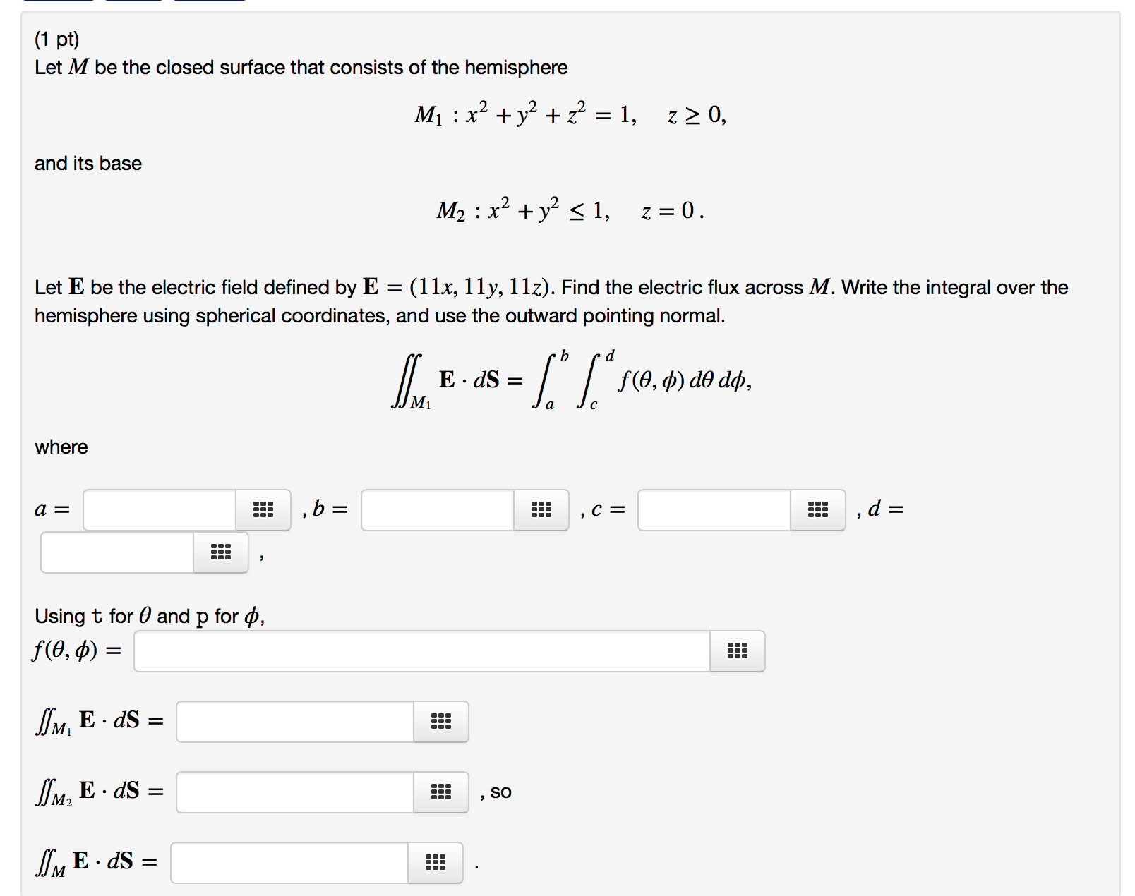Solved Let M be the closed surface that consists of the | Chegg.com Solved Let M be the closed surface that consists of the | Chegg.com