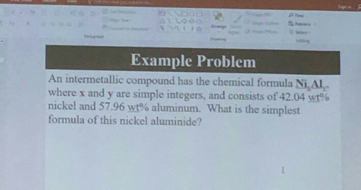 Solved An intermetallic compound has the chemical formula Ni | Chegg.com
