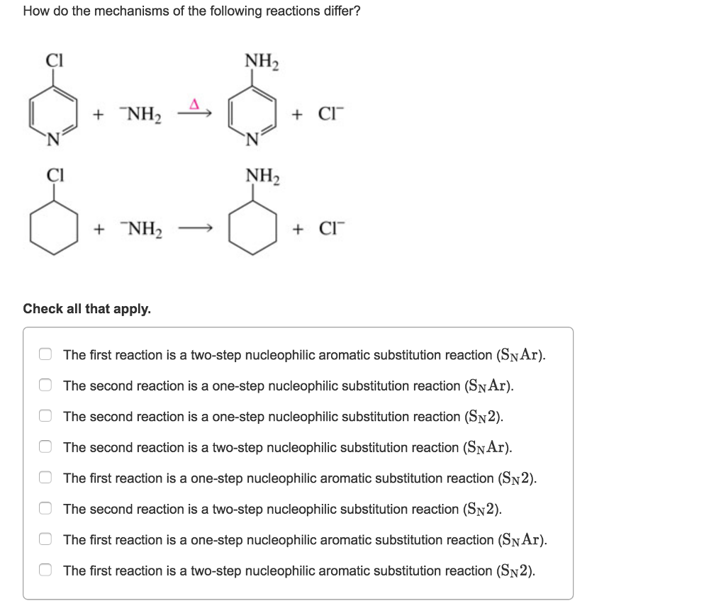 Solved How do the mechanisms of the following reactions | Chegg.com