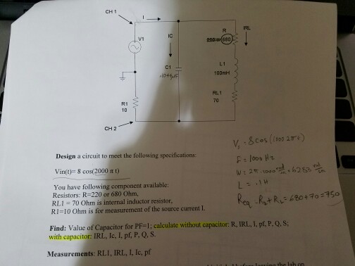 Solved Design a circuit to meet the following | Chegg.com