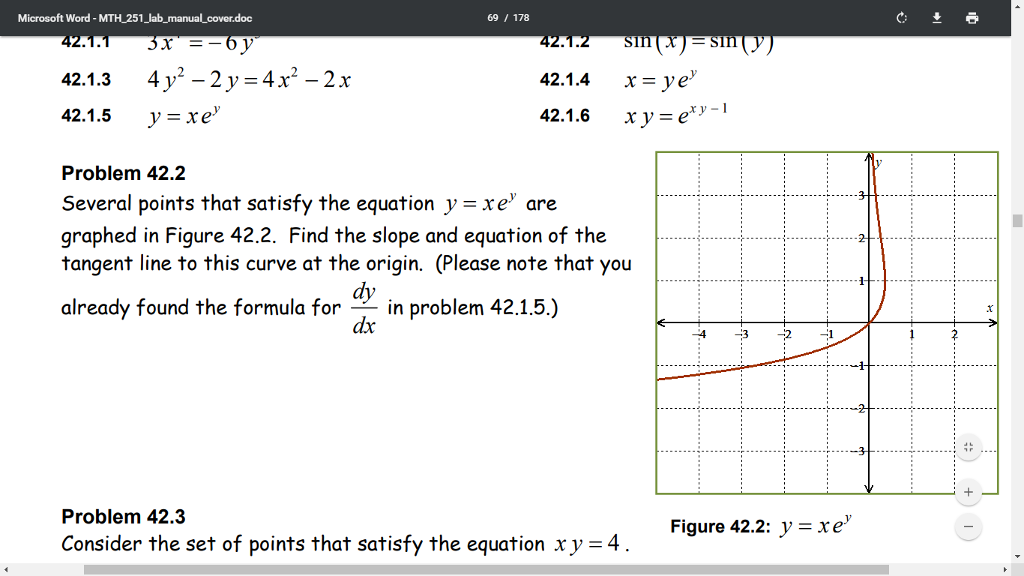 Solved Microsoft Word - MTH 251_lab_manual_cover.doc 69178 | Chegg.com