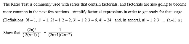Solved The Ratio Test is commonly used with series that | Chegg.com