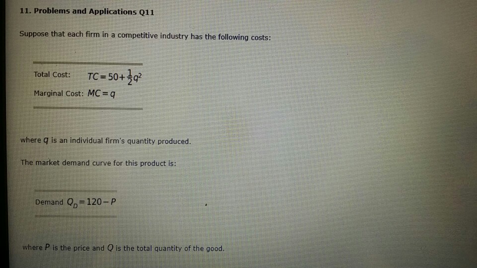Solved 11. Problems and Applications Q11 Suppose that each | Chegg.com Solved 11. Problems and Applications Q11 Suppose that each | Chegg.com