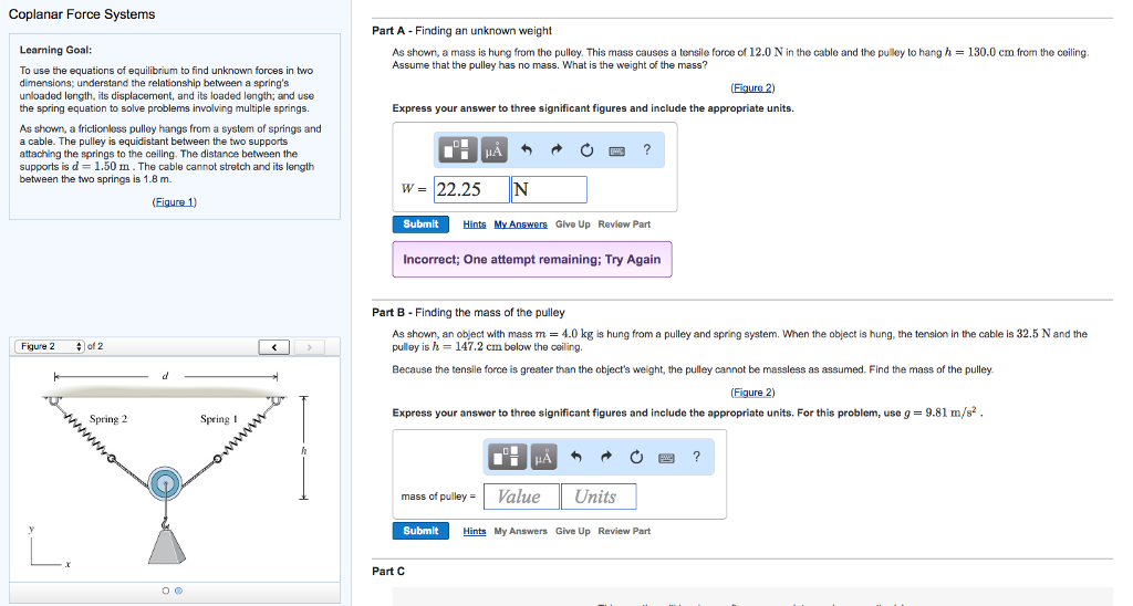Solved To use the equations of equilibrium to find unknown | Chegg.com