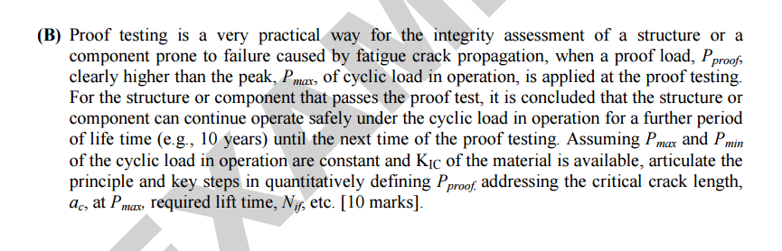 Solved Proof testing is a very practical way for the | Chegg.com
