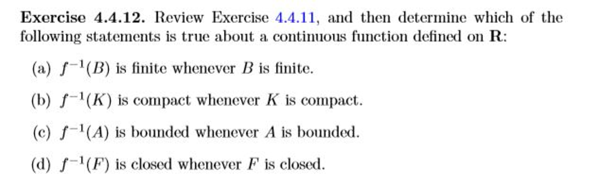 Solved Review Exercise 4.4.11, and then determine which of | Chegg.com Solved Review Exercise 4.4.11, and then determine which of | Chegg.com