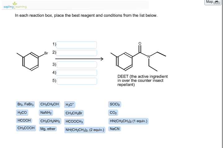 Solved: Sapling Learning In Each Reaction Box, Place The B... | Chegg.com