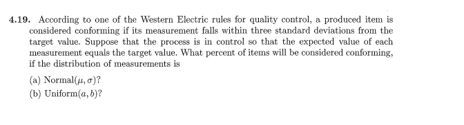 Solved According to one of the Western Electric rules for | Chegg.com