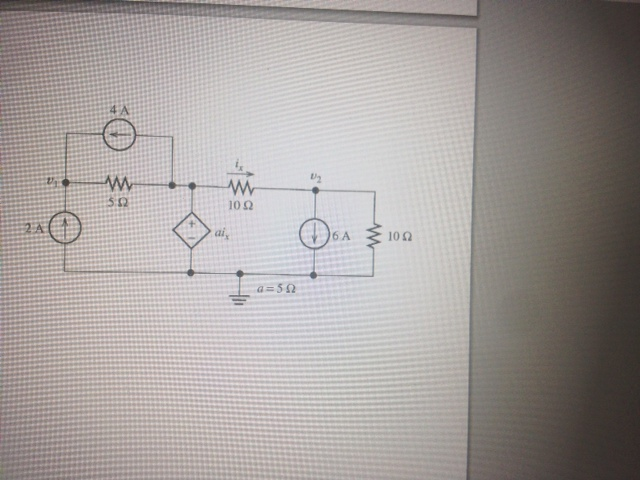 Solved FIND V1 AND V2 USING TWO METHODS:(1) NODE ANALYSIS | Chegg.com Solved FIND V1 AND V2 USING TWO METHODS:(1) NODE ANALYSIS | Chegg.com