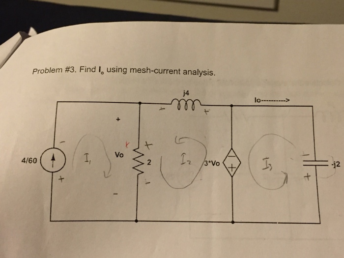 Solved Find I_0 using mesh-current analysis. | Chegg.com