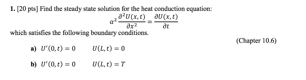 Solved Differential equation problem requiring steady state | Chegg.com
