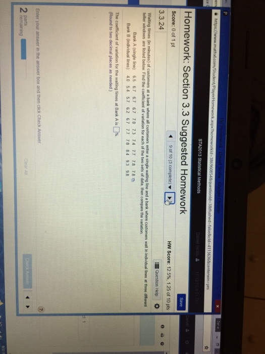 Solved Homework Section 3 3 Suggested Homework Save Score
