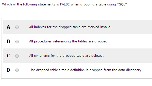 Solved Which of the following statements is FALSE when | Chegg.com