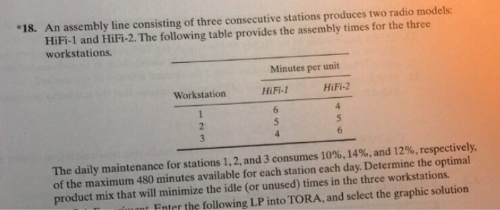 Solved An assembly line consisting of three consecutive | Chegg.com