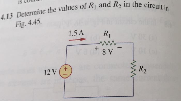 Solved Determine the values of R_1 and R_2 in the circuit in | Chegg.com