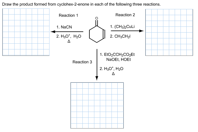 Draw the product formed from cyclohex-2-enone in each | Chegg.com