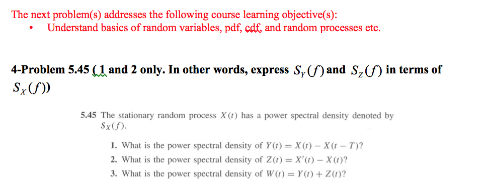 Solved The next problem(s) addresses the following course | Chegg.com