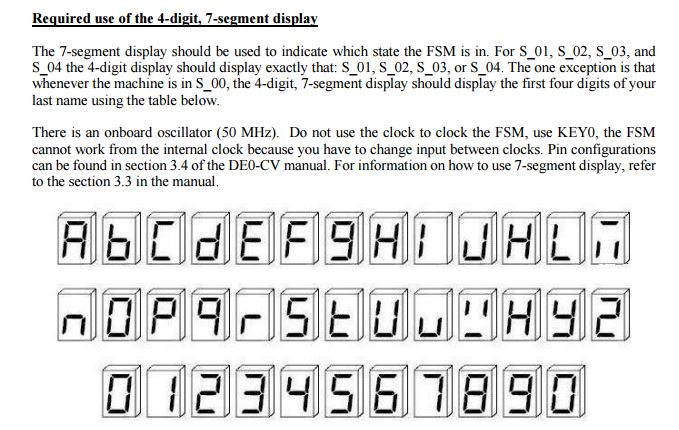 The 7-segment display should be used to indicate | Chegg.com