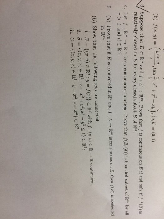 Solved Suppose that E R^n and f : E rightarrow R^rn. | Chegg.com