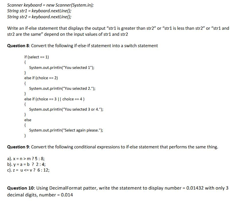 Solved Question 1: Write an if statement that assigns 13 to | Chegg.com
