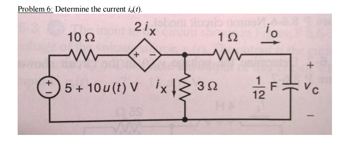 Solved Determine the current i_0(t). | Chegg.com
