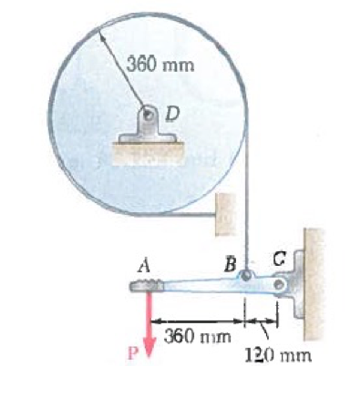 Solved A band brake is used to control the speed of a | Chegg.com