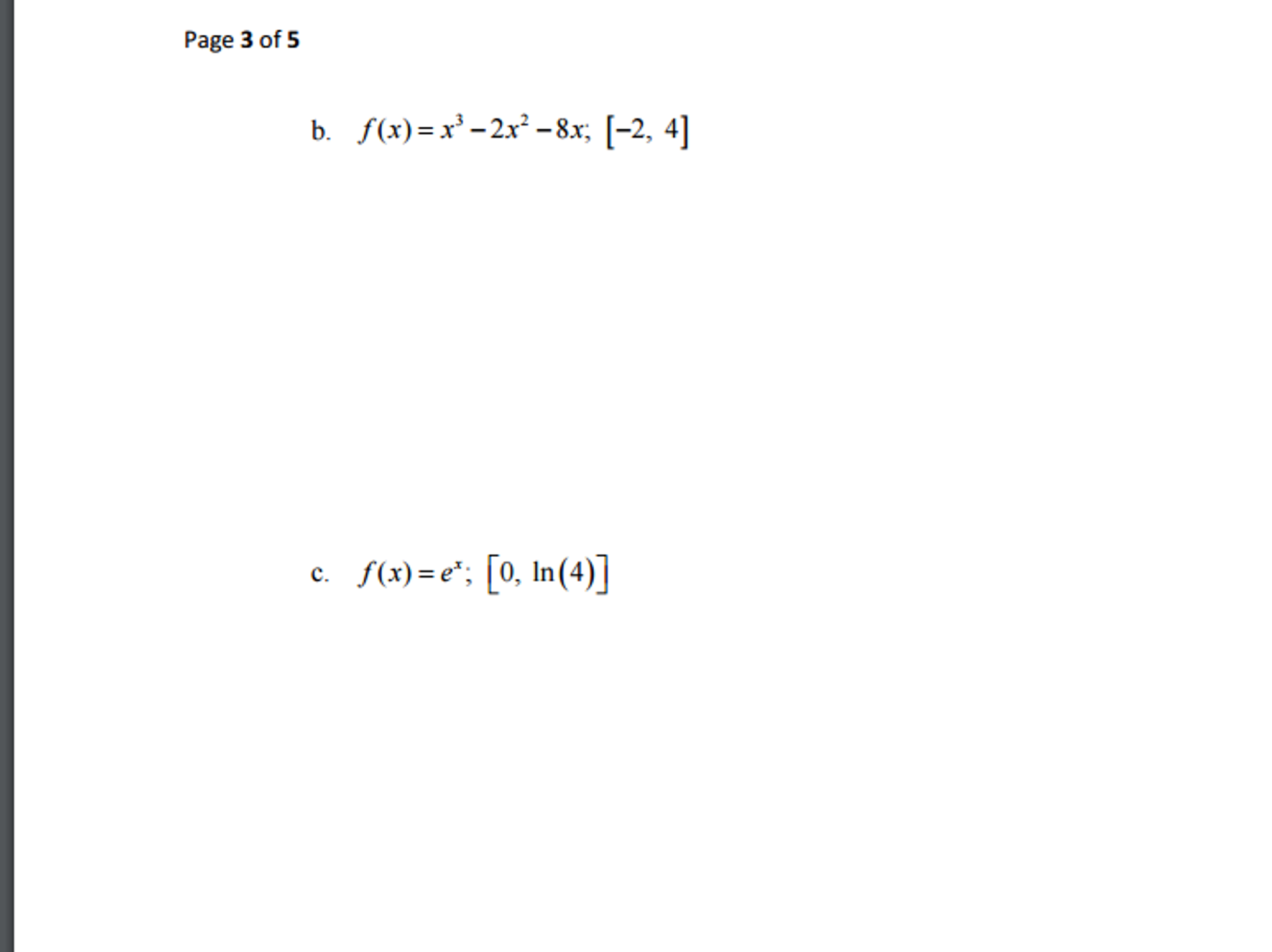 Solved Determine whether Rolle's Theorem or Mean Value | Chegg.com