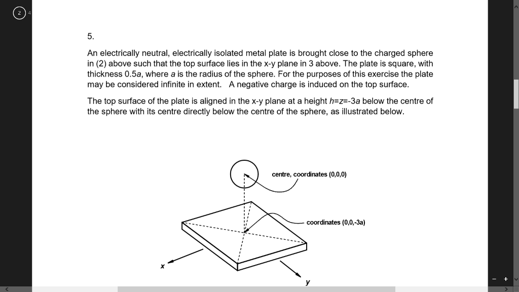5. An electrically neutral, electrically isolated | Chegg.com