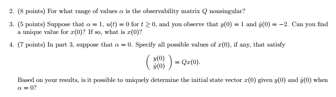 Solved Problem 7i (25 points) A continuous-time SISO system | Chegg.com