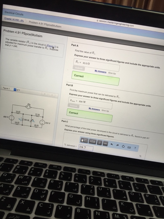 Solved 491 PS Problem 4.91 PSpice Multisim Part A The | Chegg.com