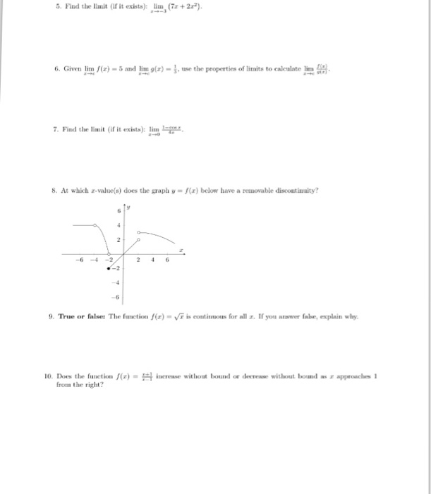 Solved Find the limit (if it exists): lim_x rightarrow -3 | Chegg.com