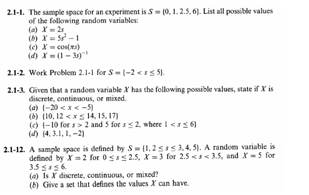 Solved The Sample Space For An Experiment Is S