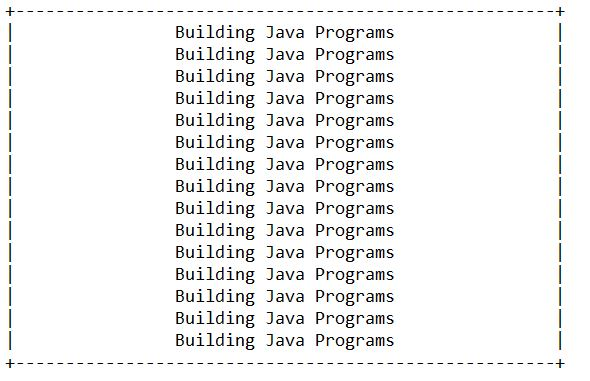 Solved Building Java Programs Building Java Programs | Chegg.com