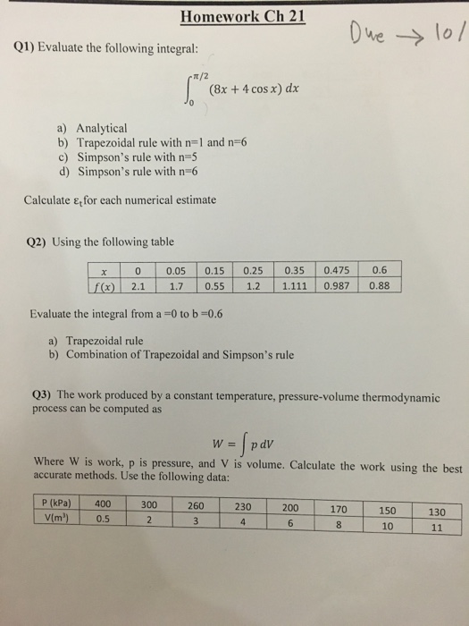 Solved Evaluate the following integral: integral^pi/2_0(8x | Chegg.com