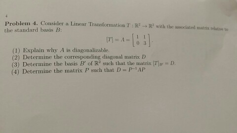 Solved Consider a Linear Transformation T: R^2 rightarrow | Chegg.com