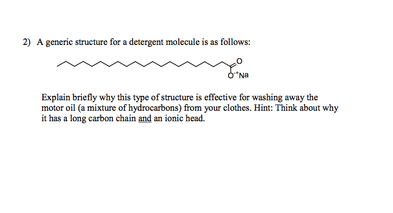 Detergent Structure