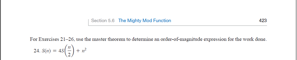 Solved Use the master theorem to determine an | Chegg.com