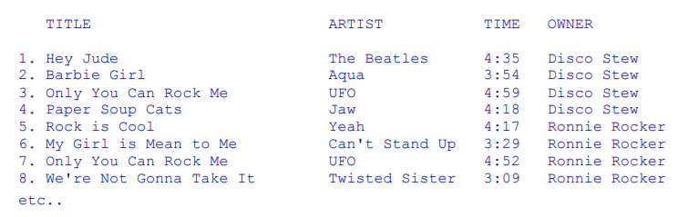 Solved Go back to the Song class and add to it an attribute | Chegg.com