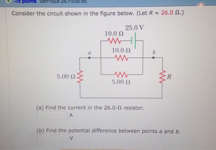 Solved Consider the circuit shown in the figure below. (Let | Chegg.com