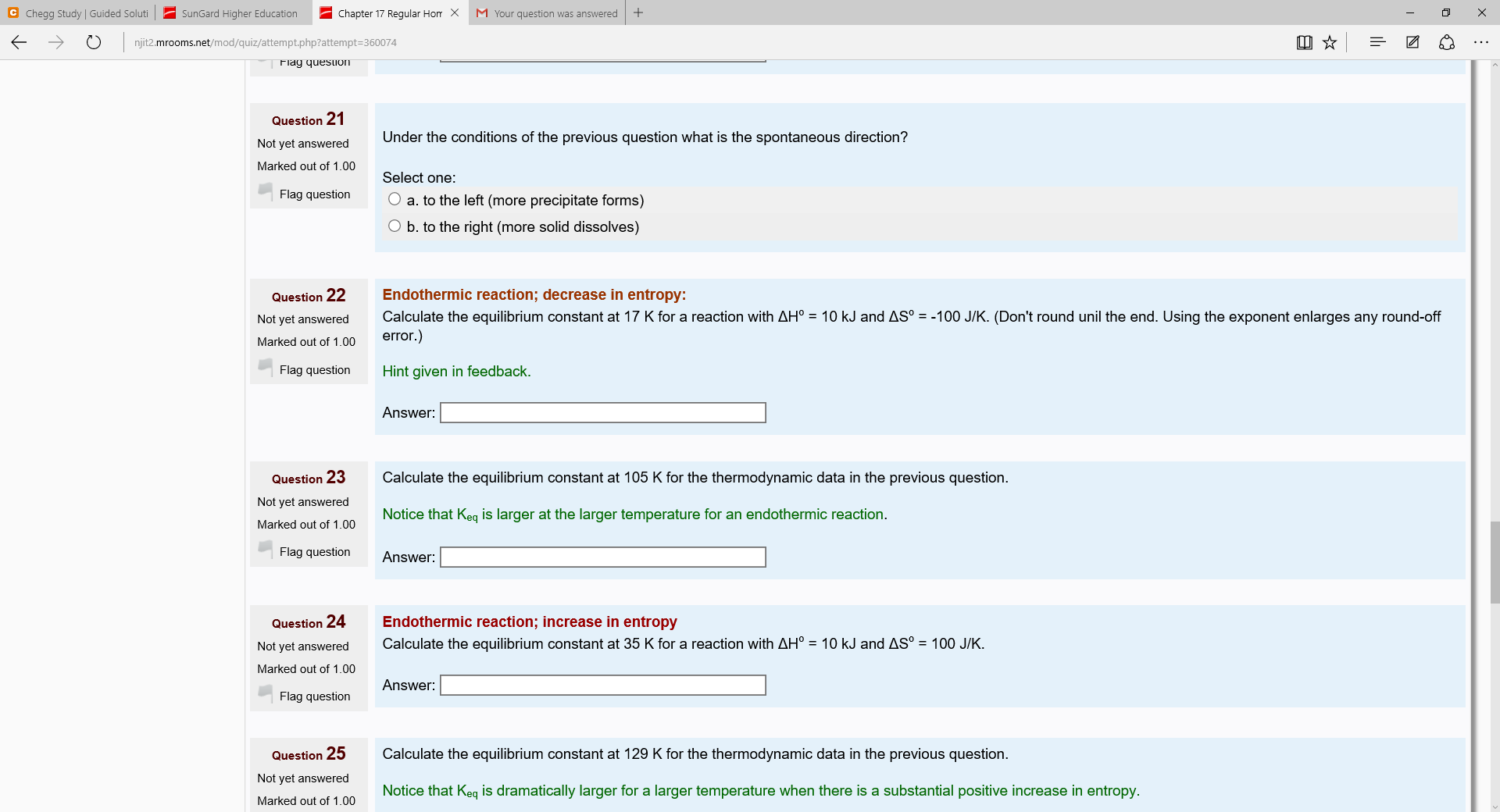 chemistry? | Chegg.com