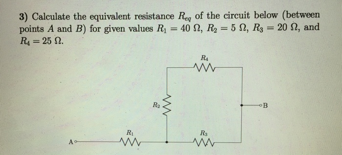 Solved Calculate the equivalent resistance R_eq of the | Chegg.com